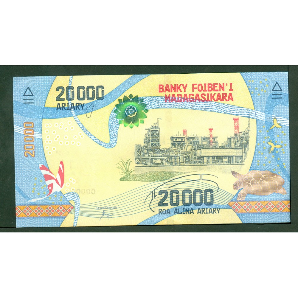 Madagascar P.104 Neuf UNC 20000 Ariary ND2017