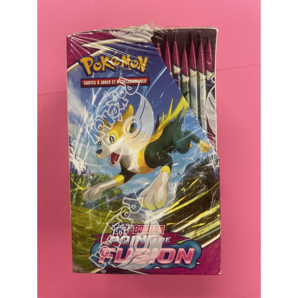 Display Pokémon Poig de Fusion 18 booster EB 8