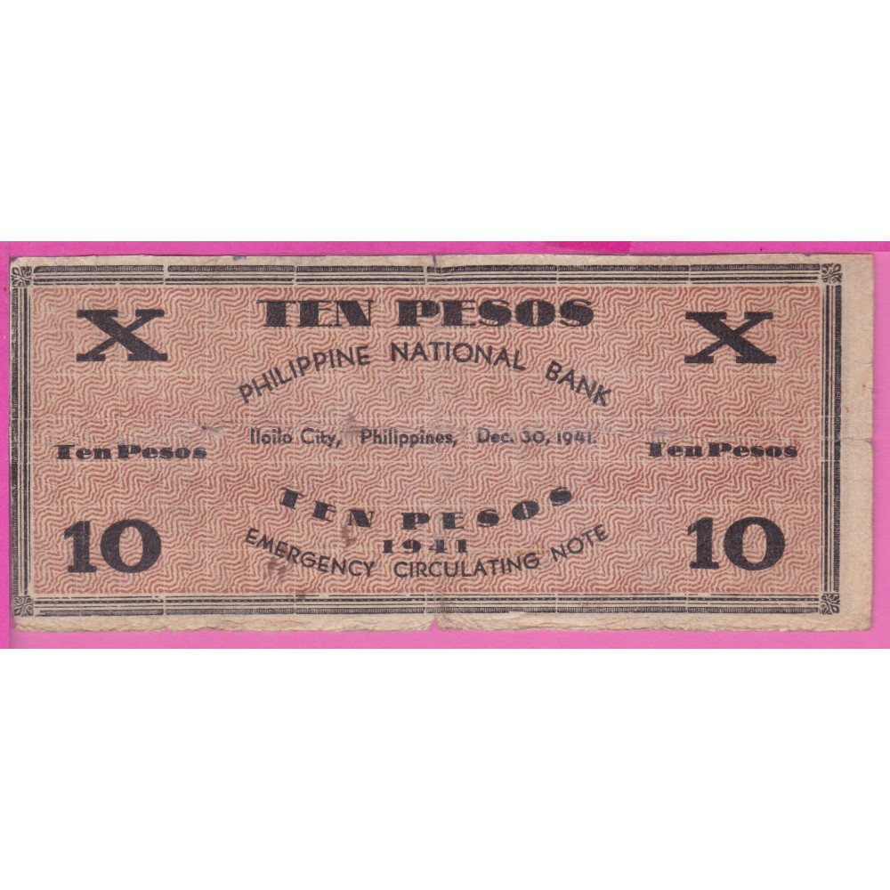 Philippines PS.309 ETAT TB- 10 Pesos 1941