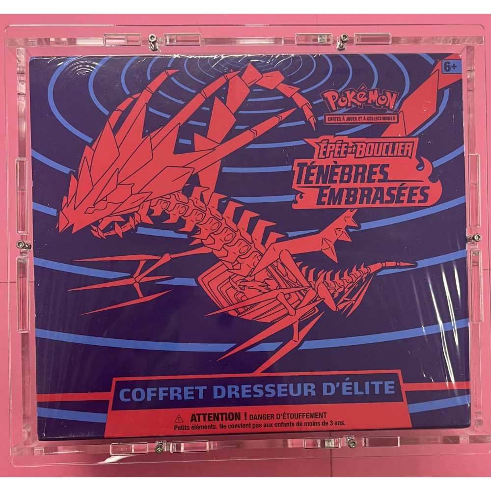 ETB Pokemon Ténèbres Embrasées épée et bouclier EB 3 avec case