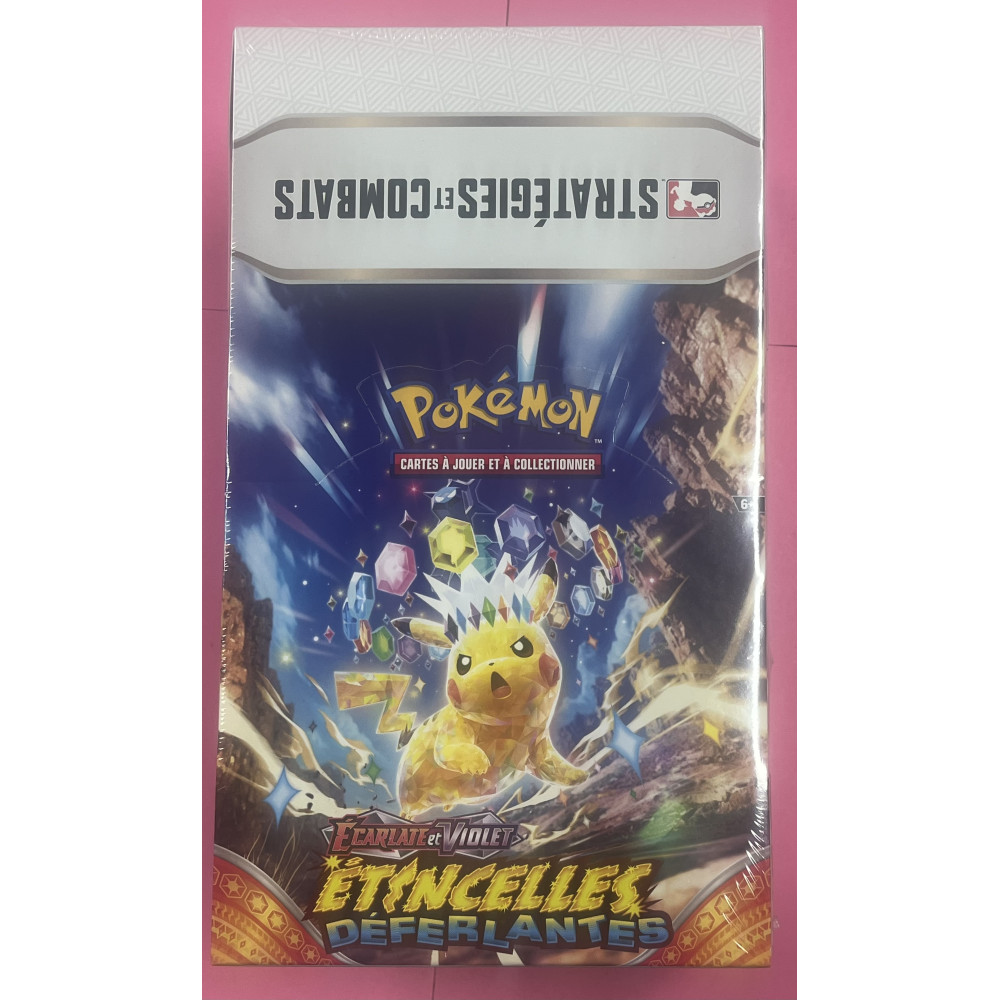 Display de 10 bundles Pokémon EV08 étincelle déferlantes