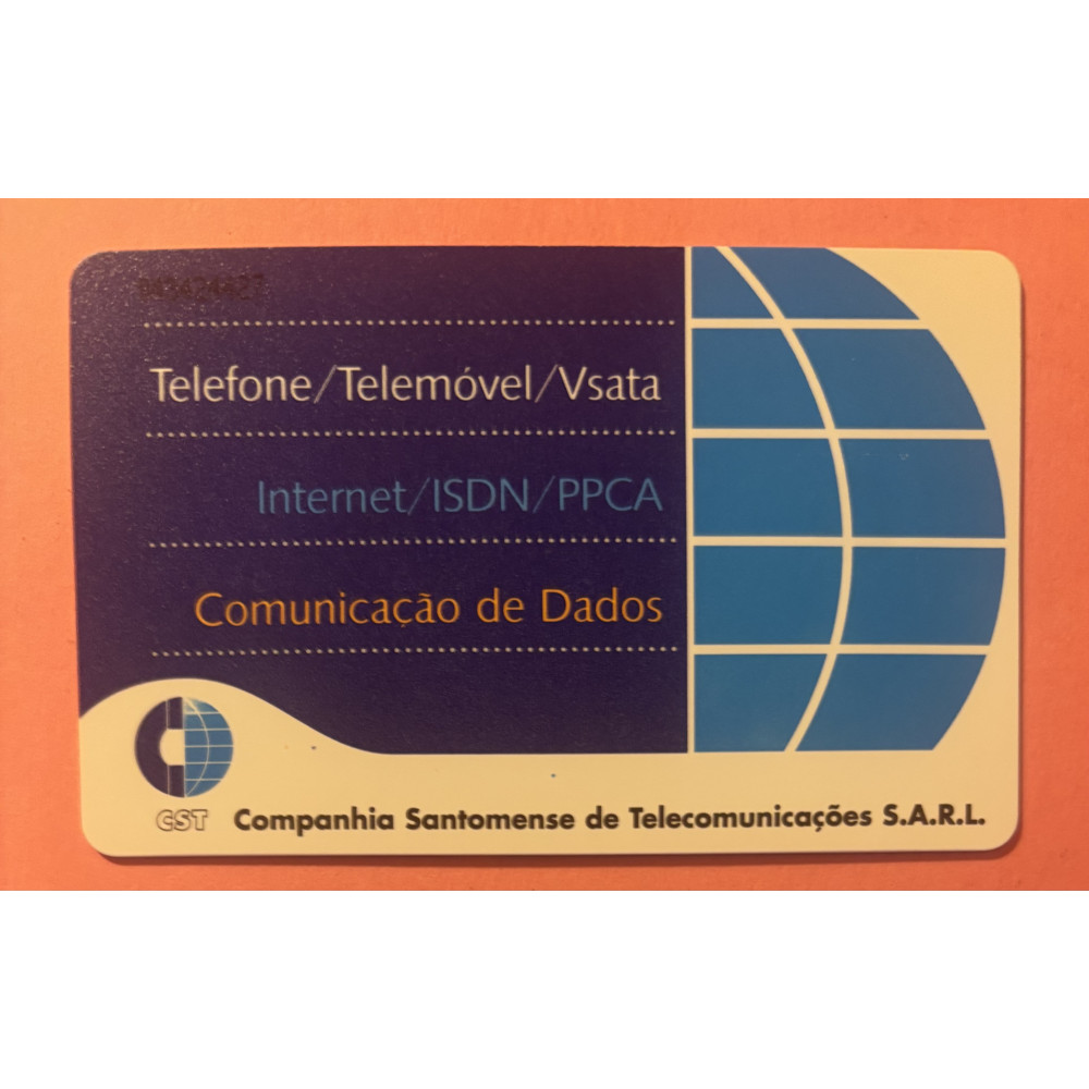 SAO TOME télécarte 150 impulsos USD 10 CST CARD