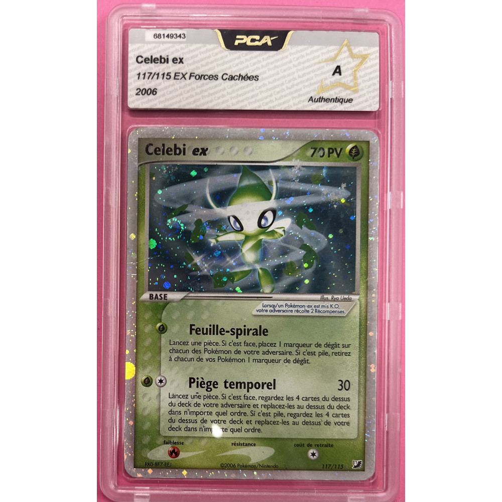 Carte Pokémon CELEBI ex 117/115 PCA A